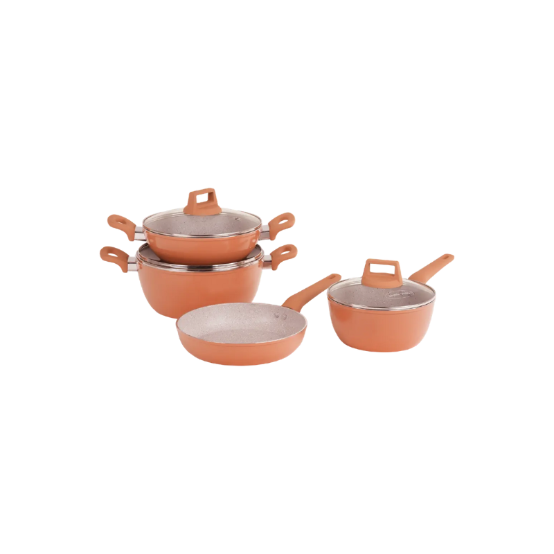 Singer Ember Non-Stick Cookware Set - 7 Pcs | GFTBOX7-B