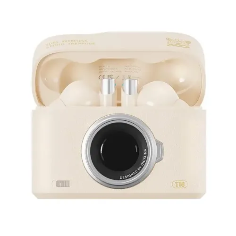 Onikuma T18 ENC Wireless Earbuds I Beige